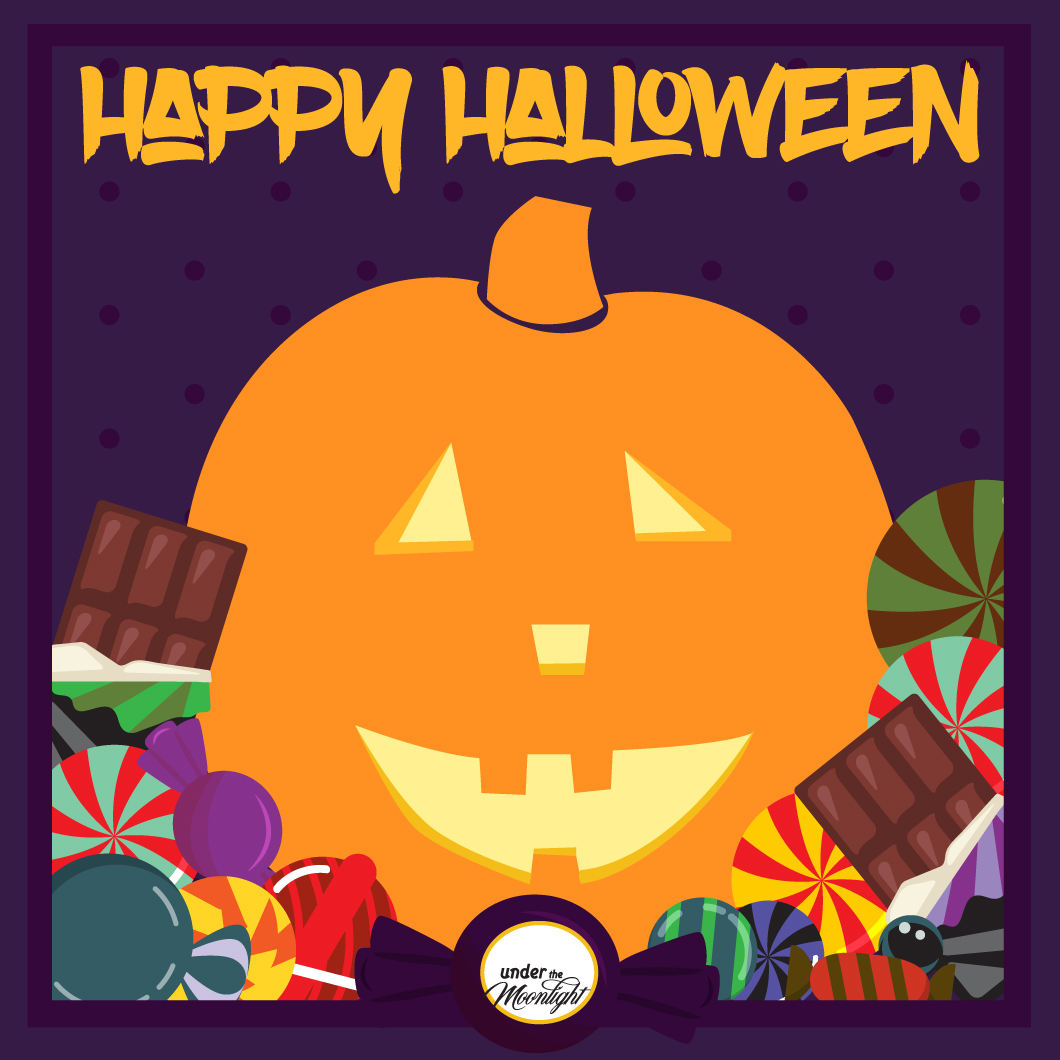 Happy Halloween Illustration – Under The Moonlight